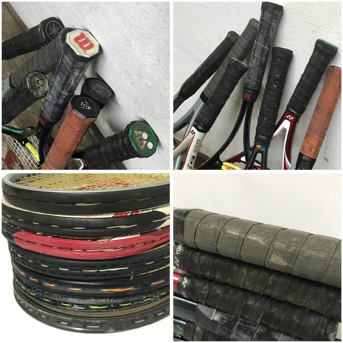 Yahoo!オークション - KF8/15 硬式 テニスラケット まとめて 7本 YAMAH...