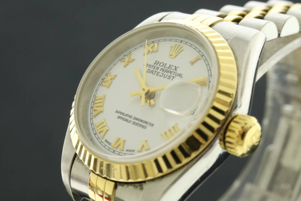 LVSP7-4-5 7T043-5 ROLEX ロレックス 腕時計 79173 オイスターパーペチュアル デイトジャスト P番 約54g レディース コンビ ギャラ付(本体)｜売買された ...