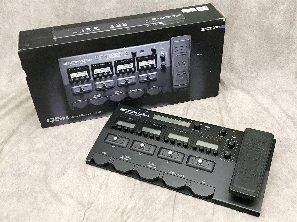 Yahoo!オークション - 【 C 】 Y7413 ZOOM G5n ギターエフェクター ズ...