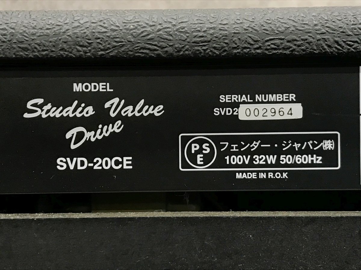 Yahoo!オークション - 【 D 】 Y7445 FENDER SVD-20CE ギターアンプ フ...