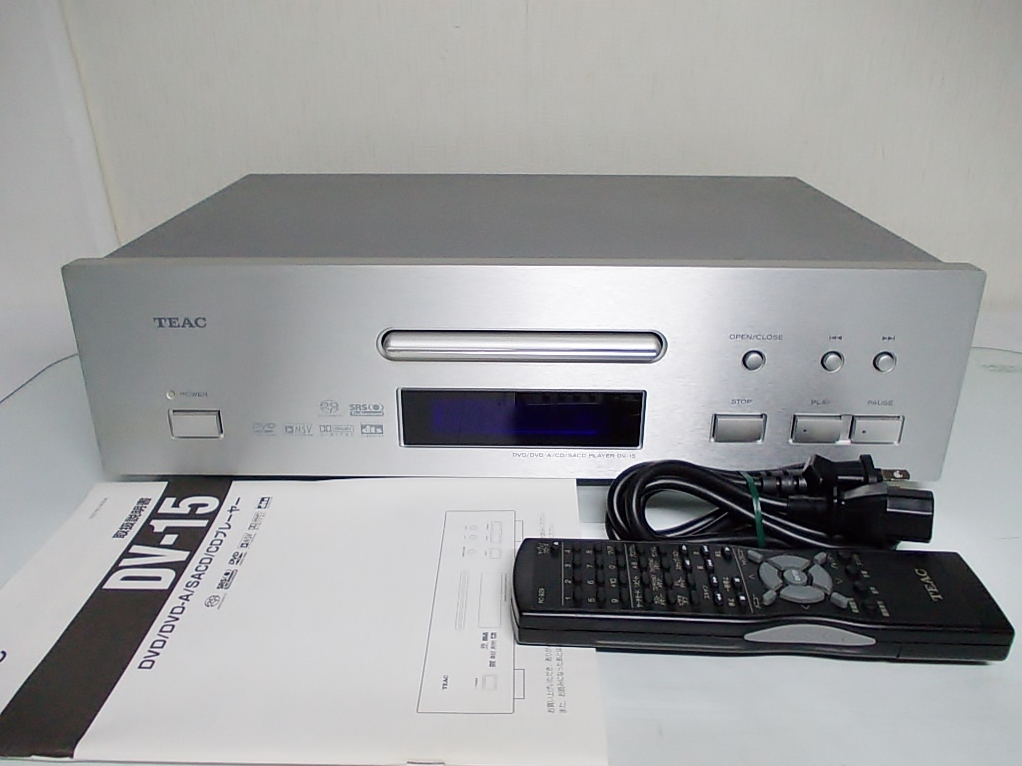 Yahoo!オークション - TEAC DV-15 SACD/CD/DVDプレイヤー ティアック ...