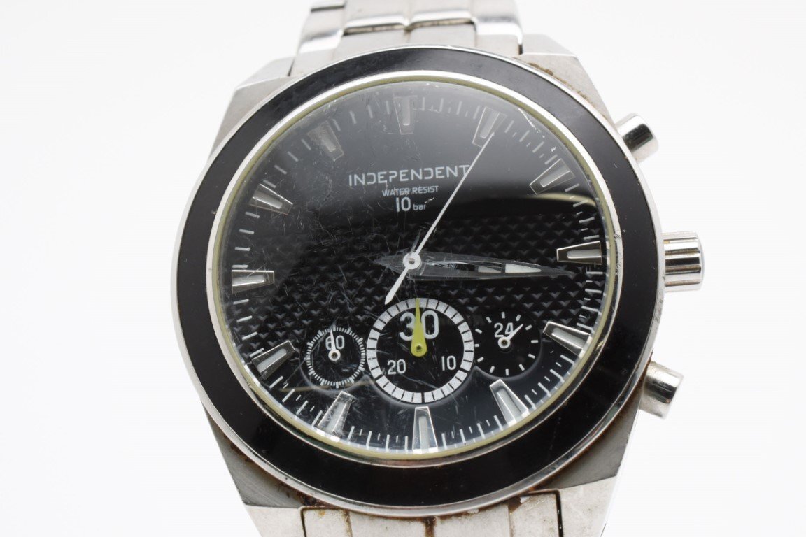 インディペンデント J550-002675-02 クロノグラフ ドームガラス インディペンデント J550-002675-02 クロノグラフ ドームガラス