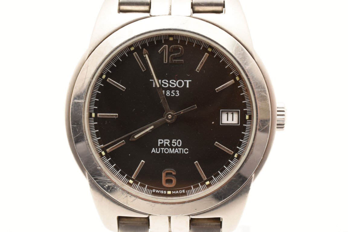 箱入り ティソ デイト ラウンド 自動巻き メンズ 腕時計 TISSOT(ティソ)｜売買されたオークション情報、yahooの商品情報をアーカイブ公開 - オークファン（aucfan.com）