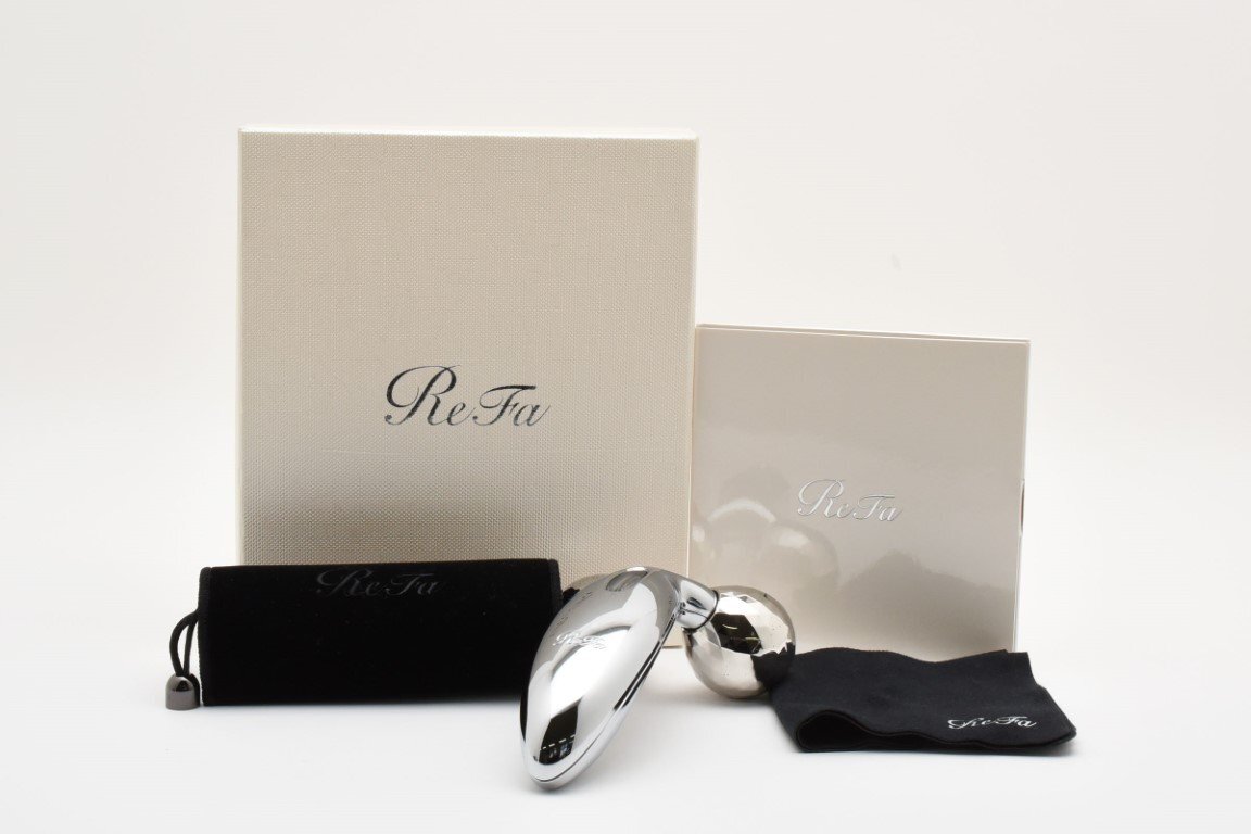 Yahoo!オークション - 箱入り リファ 美顔器 シルバー PEC-L1706 ReFa