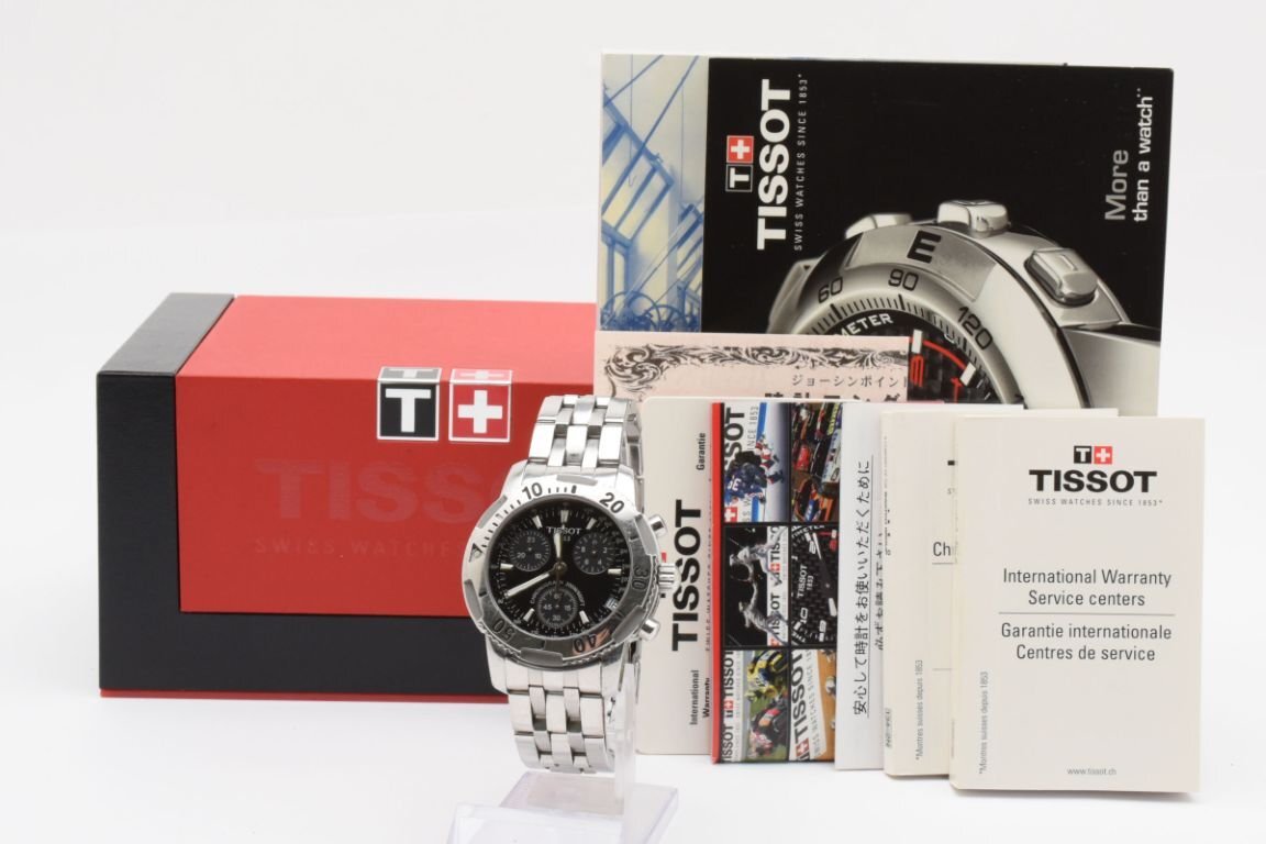 Yahoo!オークション - 箱付き ティソ T362/462 ラウンド シルバー クォ...