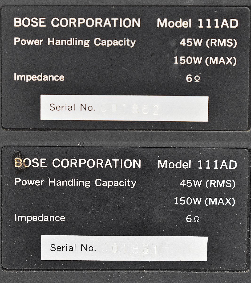 Yahoo!オークション - 【 C 】464 BOSE 111AD ペアスピーカー ボーズ