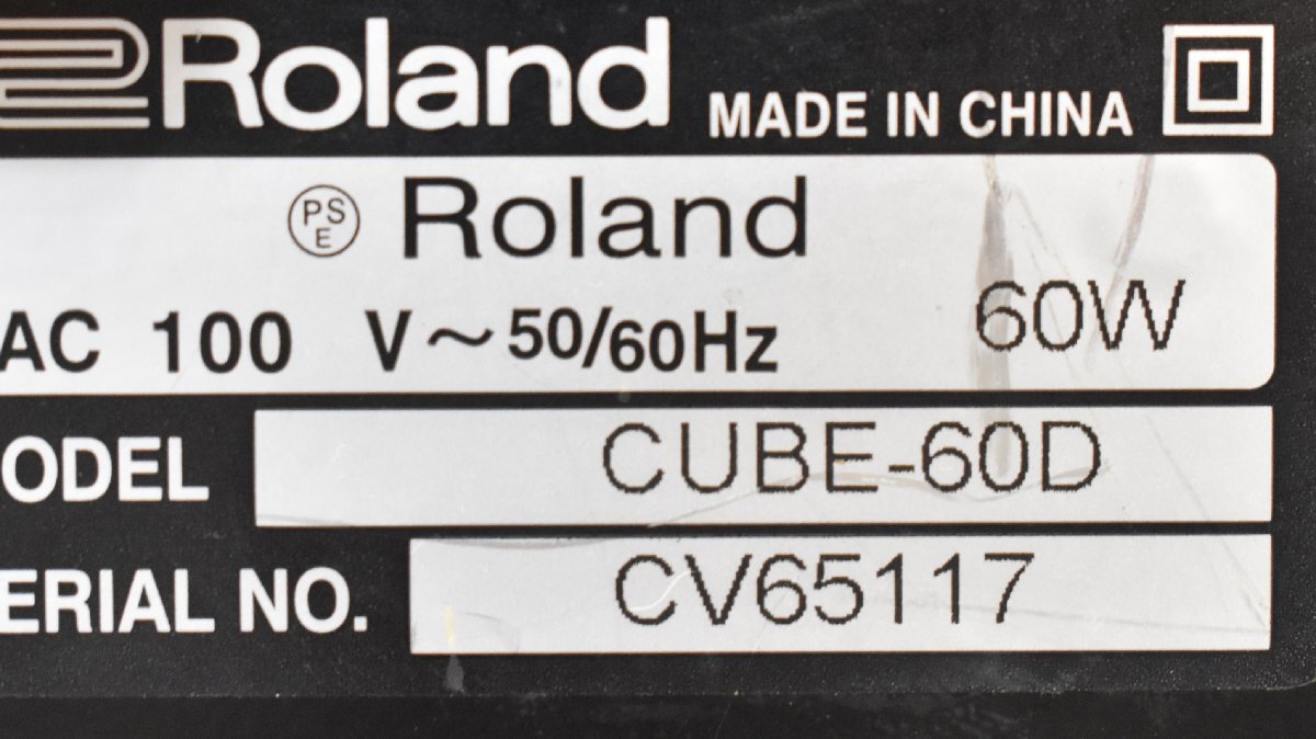 C 873 Roland CUBE-60D ギターアンプ ローランド(ローランド)｜売買されたオークション情報、yahooの商品情報をアーカイブ公開 - オークファン（aucfan.com）