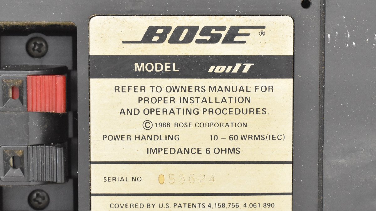 Yahoo!オークション - 【 C 】704 BOSE 101IT ペアスピーカー ボース