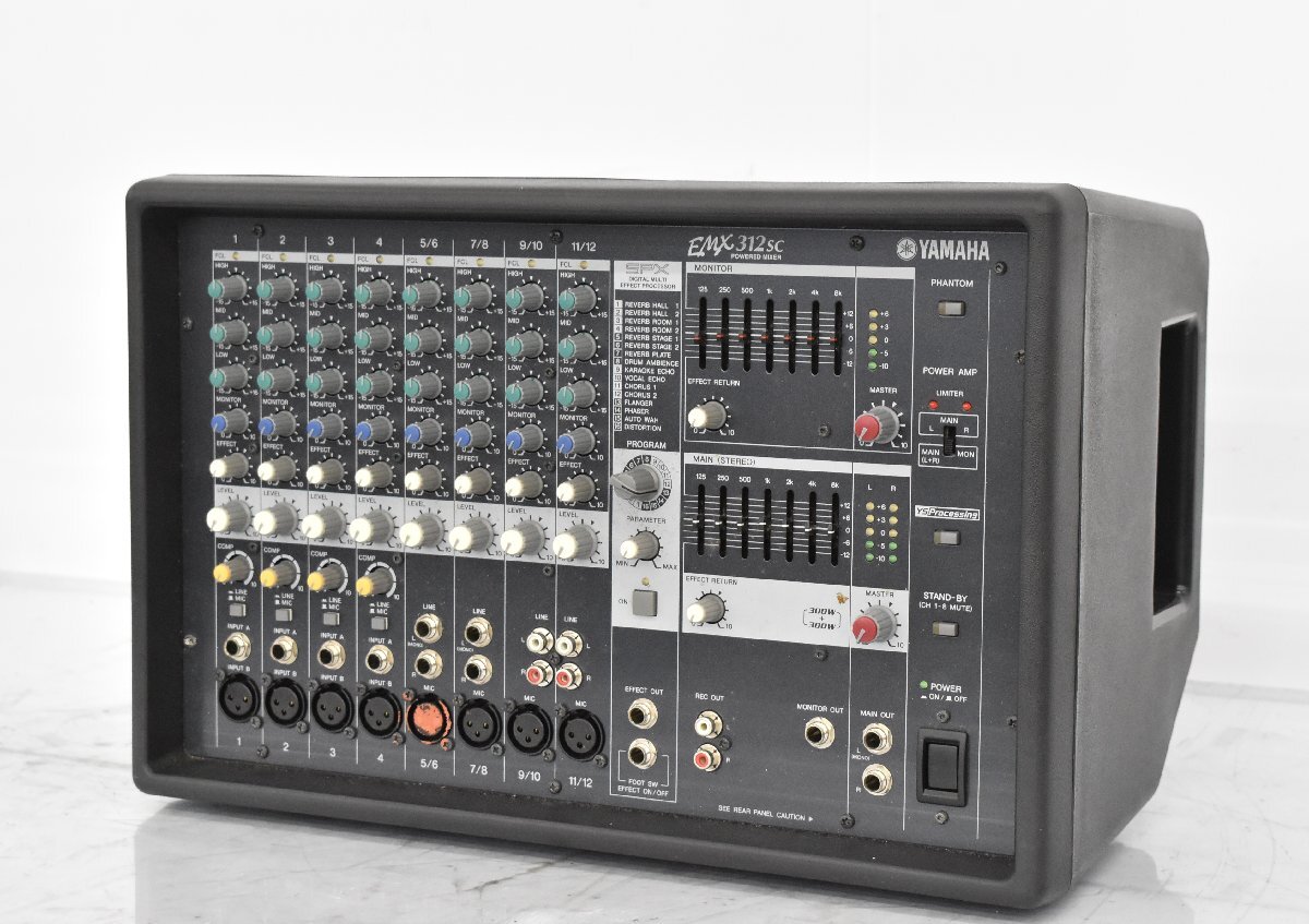 Yahoo!オークション - 【 G 】708 YAMAHA EMX312SC パワードミキサー ...