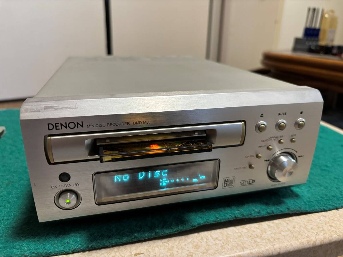 Yahoo!オークション - DENON MD ミニディスク レコーダー「DMD-M50」と...