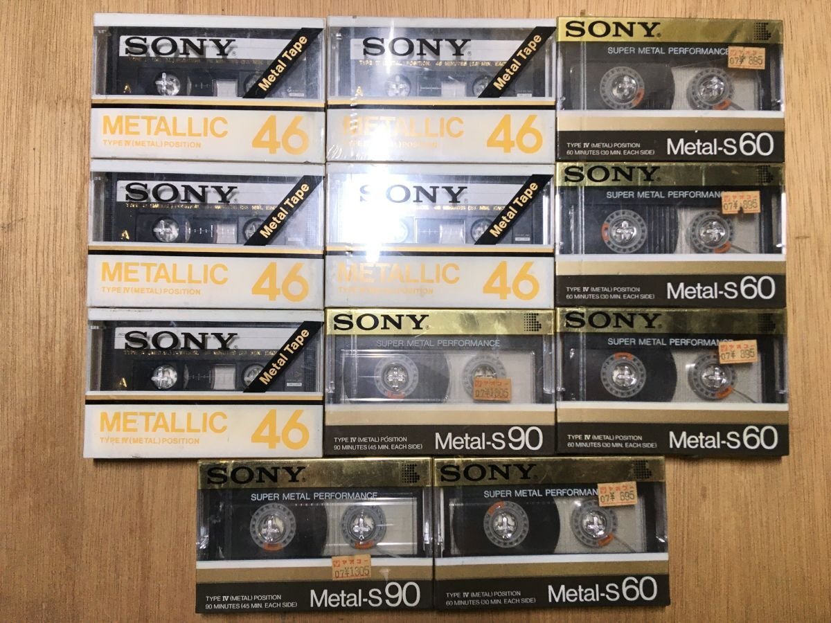 未使用 未開封 SONY METALLIC METAL-S ソニー メタルカセット 未使用 未開封 SONY METALLIC METAL-S ソニー メタルカセット