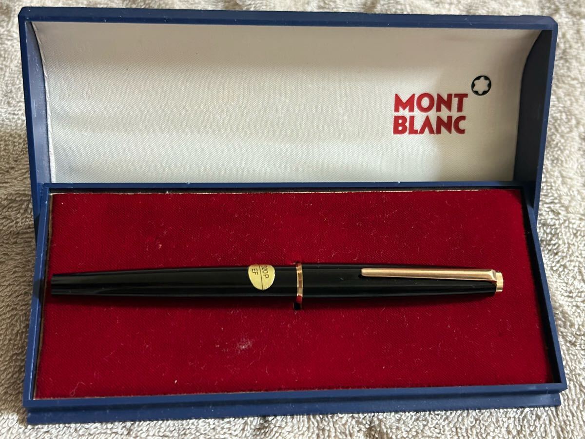 Yahoo!オークション - MONTBLANC モンブラン 320P EF ペン先はゴールド...