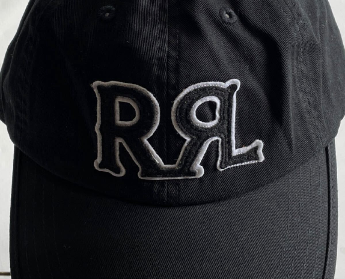 Yahoo!オークション - 美品 RRL 6パネル コットン キャップ 黒 One siz...