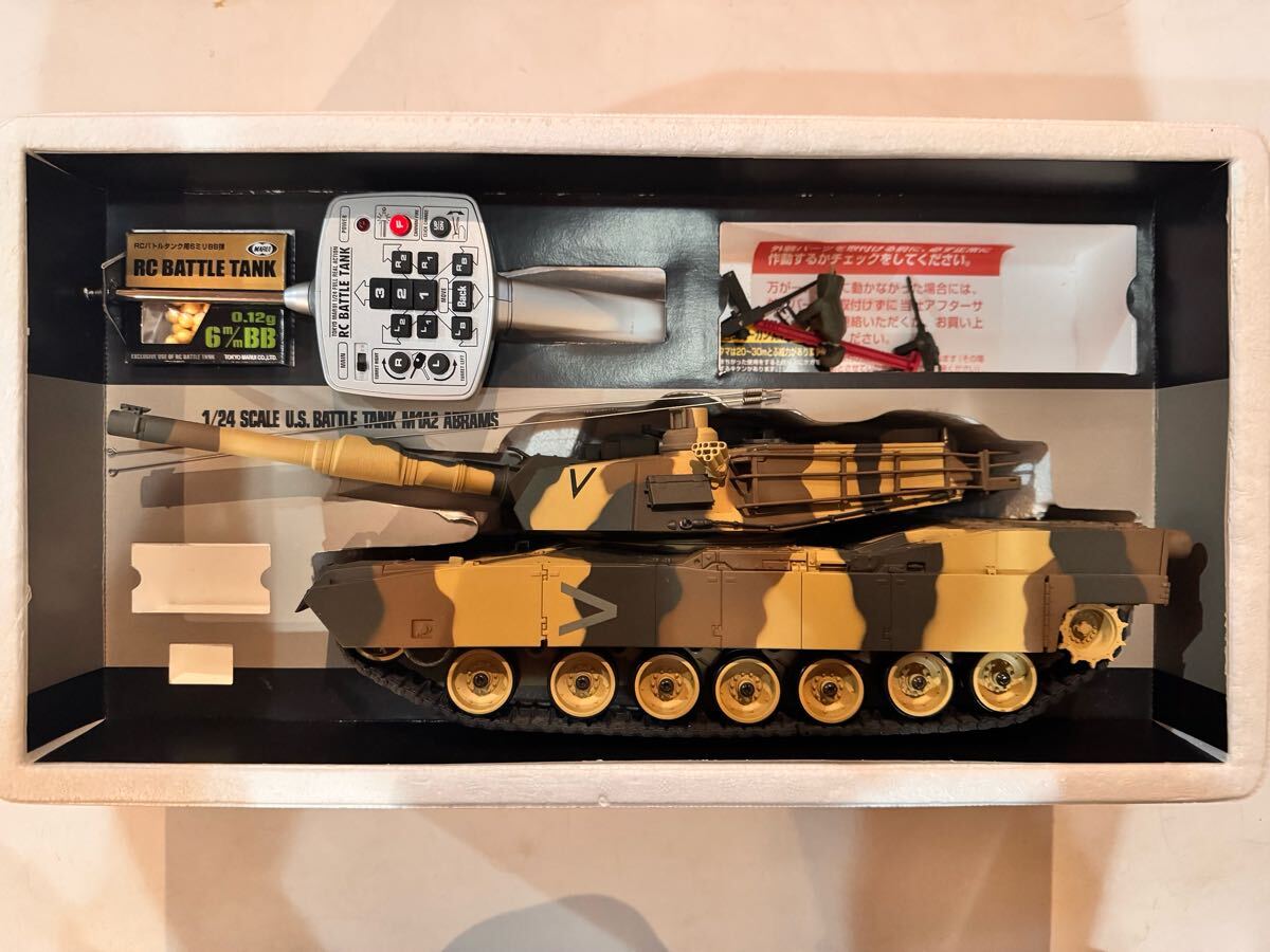 【樂淘letao】日本代購代標第一品牌－RCバトルタンク M1A2 ABRAMS 1/24スケール