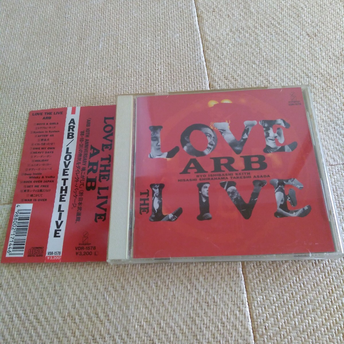 Yahoo!オークション - CD ARB LOVE THE LIVE 石橋凌 帯付き