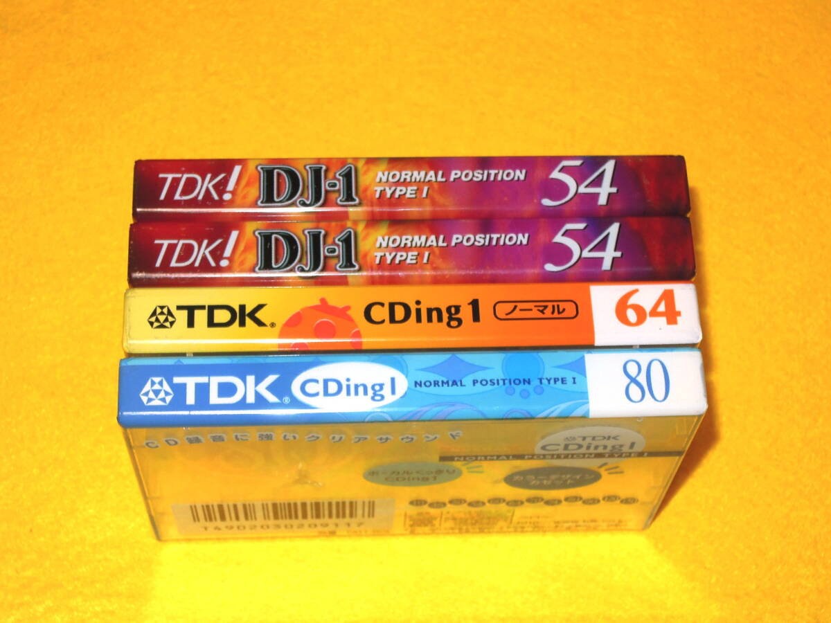 Yahoo!オークション - 新品未使用 カセットテープ 4本セット TDK CDing...