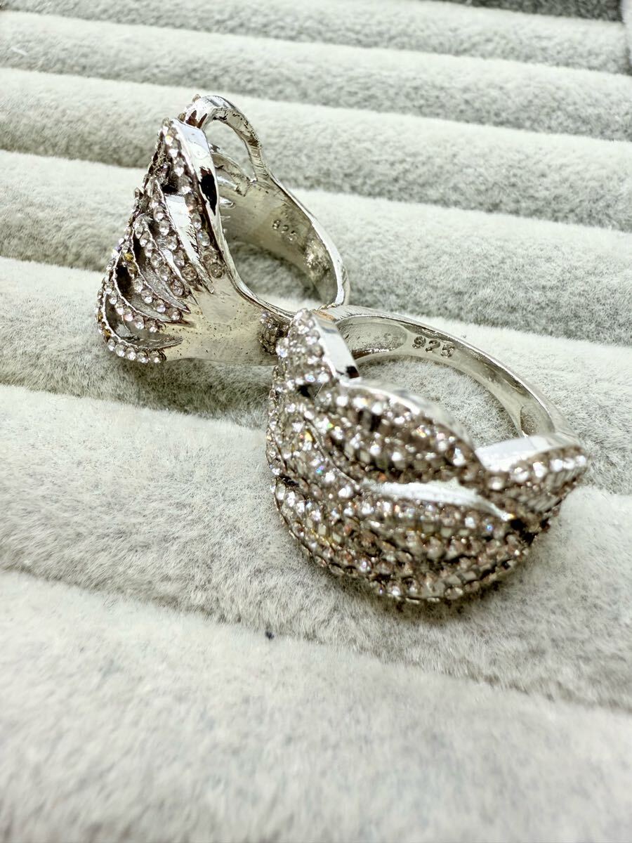 Yahoo!オークション - 509 指輪 リング CZ キュービックジルコニア 925...