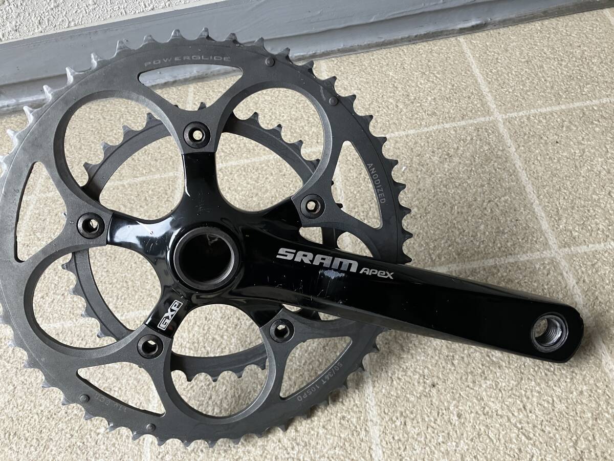 Yahoo!オークション - SRAM APEX GXPクランク 10s 50-34T 170mm