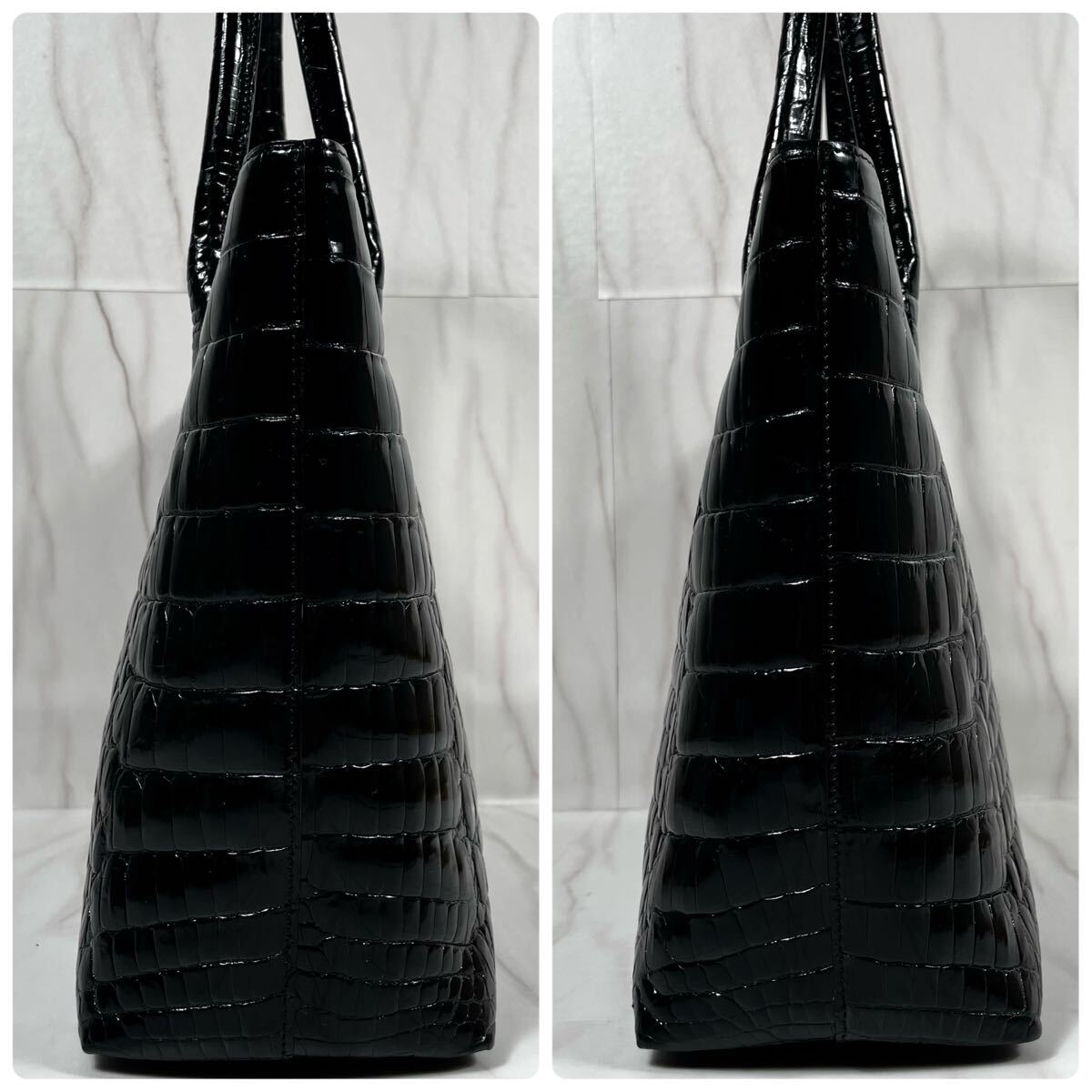 定価80万級!!!超極美品!!!A4◎ クロコダイル リアルクロコ 定価80万級!!!超極美品!!!A4◎ クロコダイル リアルクロコ