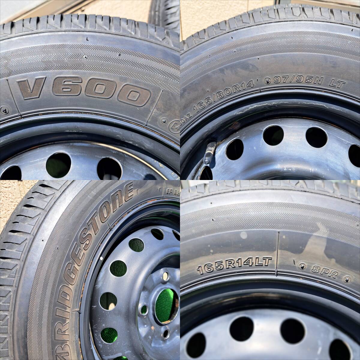 Yahoo!オークション - 165/80R14 97/95N LT 日産 純正 NV200 14インチ ...