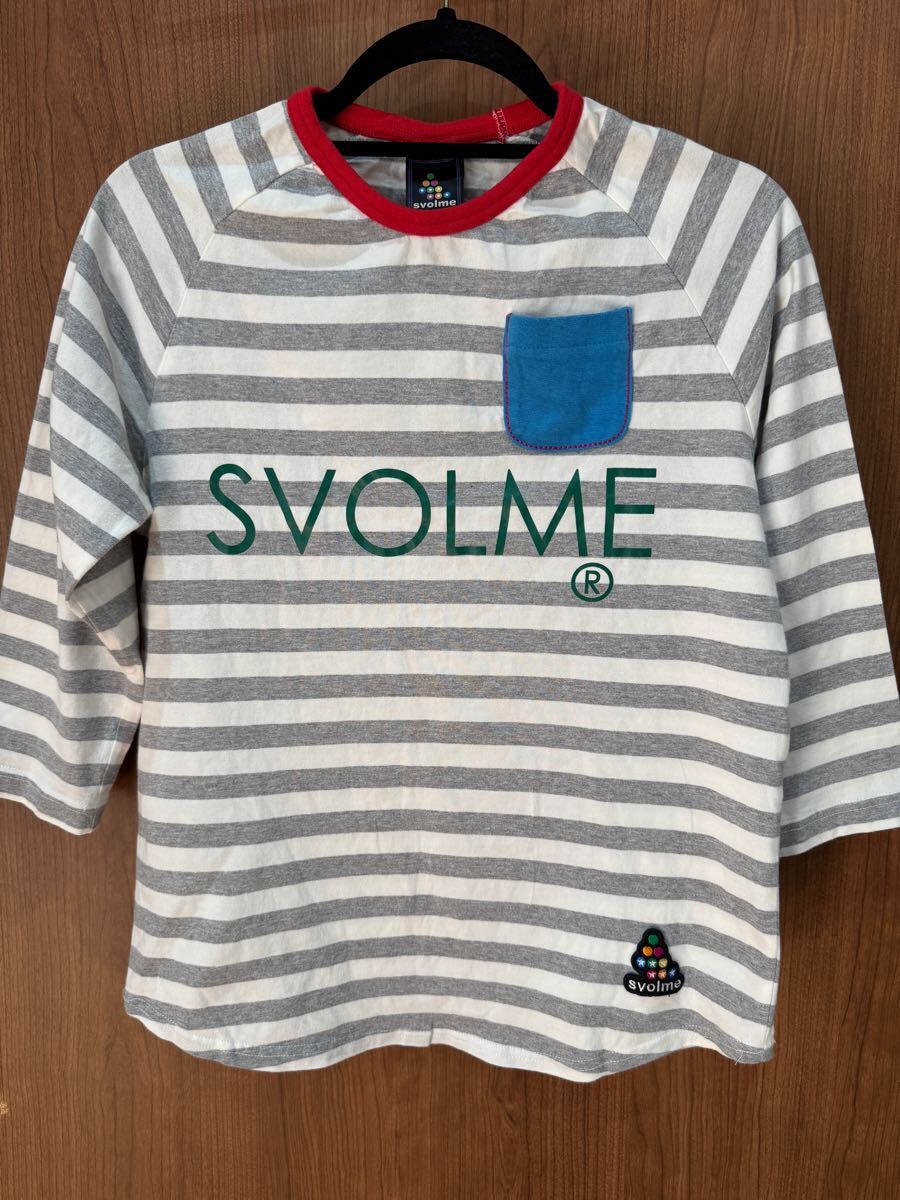 Yahoo!オークション - スボルメ SVOLME 7分袖 Tシャツ ボーダー ポケ...