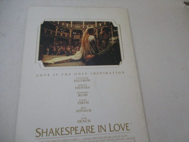 Yahoo!オークション - A4パンフO12・恋におちたシェイクスピア・グウ...