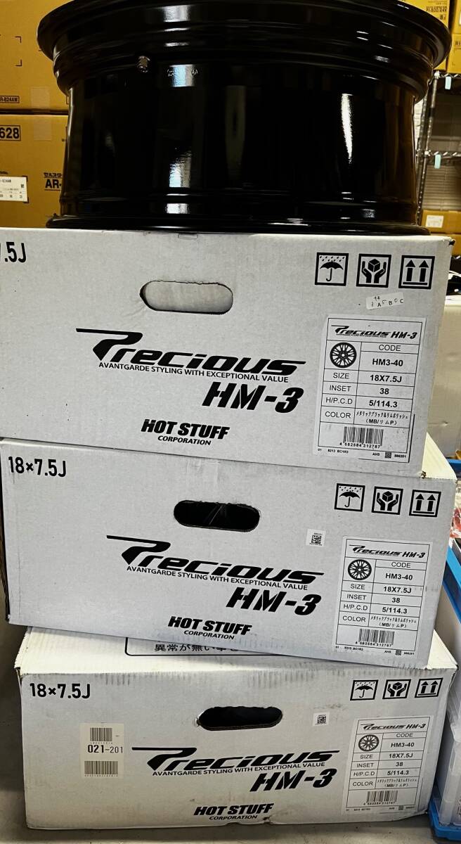 Yahoo!オークション - 展示品 Precious HM-3 18インチ7.5J 5穴 114.3/3...