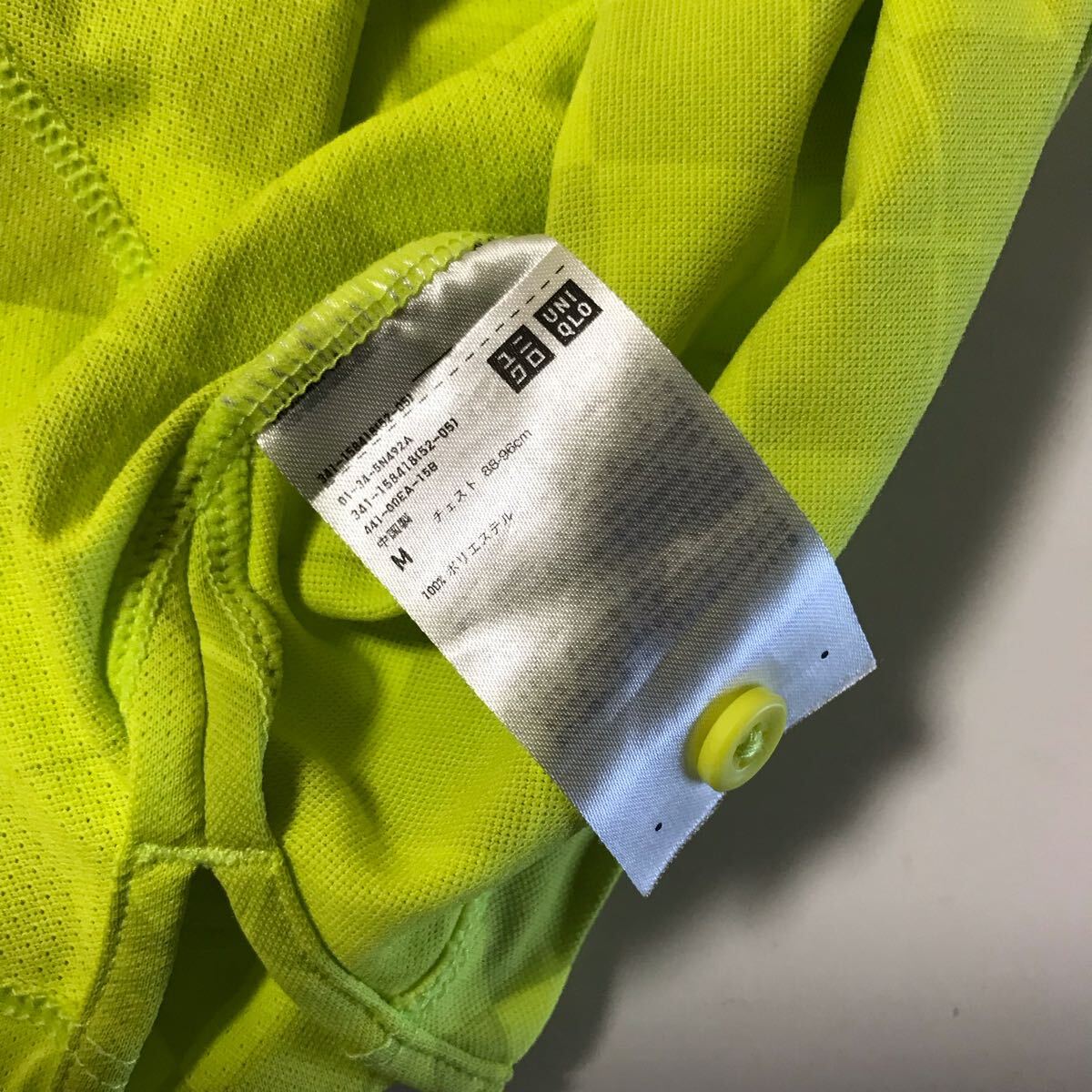 レア☆UNIQLO/ユニクロ☆錦織圭モデル☆半袖☆ポロシャツ☆総柄 レア☆UNIQLO/ユニクロ☆錦織圭モデル☆半袖☆ポロシャツ☆総柄