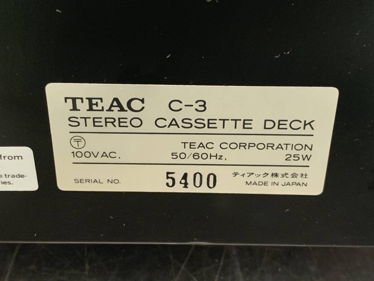 Yahoo!オークション - 362 TEAC C-3 ジャンク