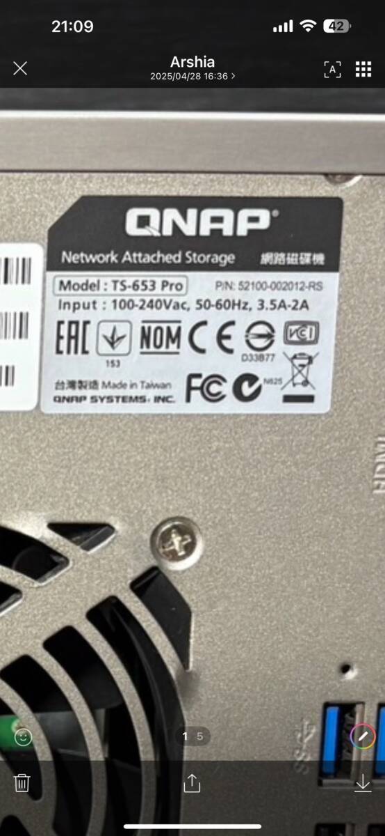 Yahoo!オークション - 4302 Qnap TS-653 Pro