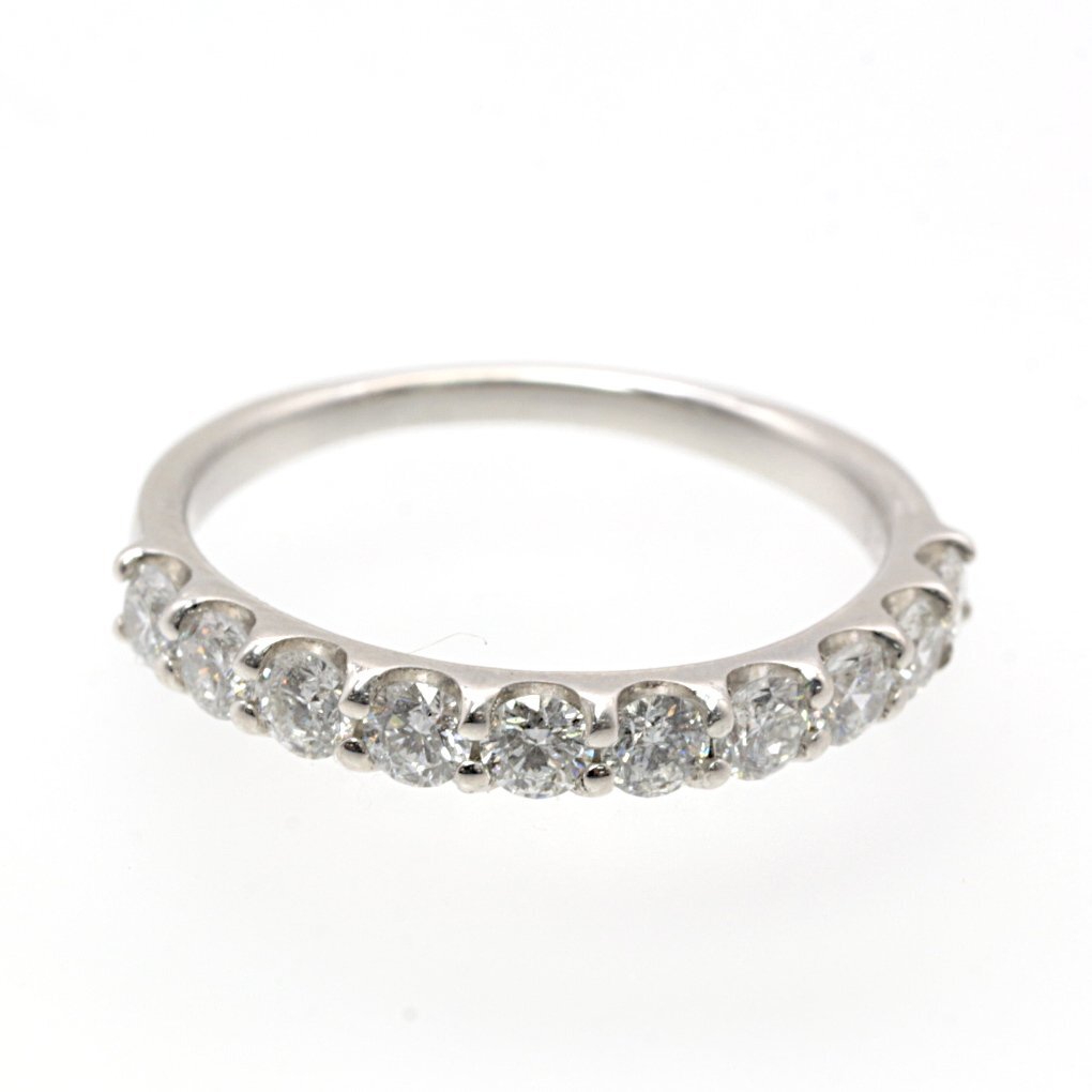 7470 LEGAN レガン ハーフ エタニティリング 指輪 約6号 0.5ct / 10石 ダイヤモンド プラチナ Pt900 レディース 0213(プラチナ台)｜売買されたオークション情報 ...