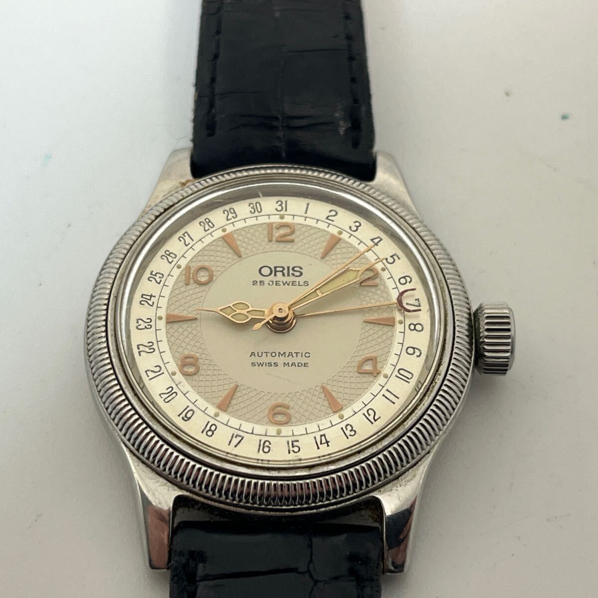 Yahoo!オークション - ORIS オリス ポインターデイト 634 裏スケ 自動...