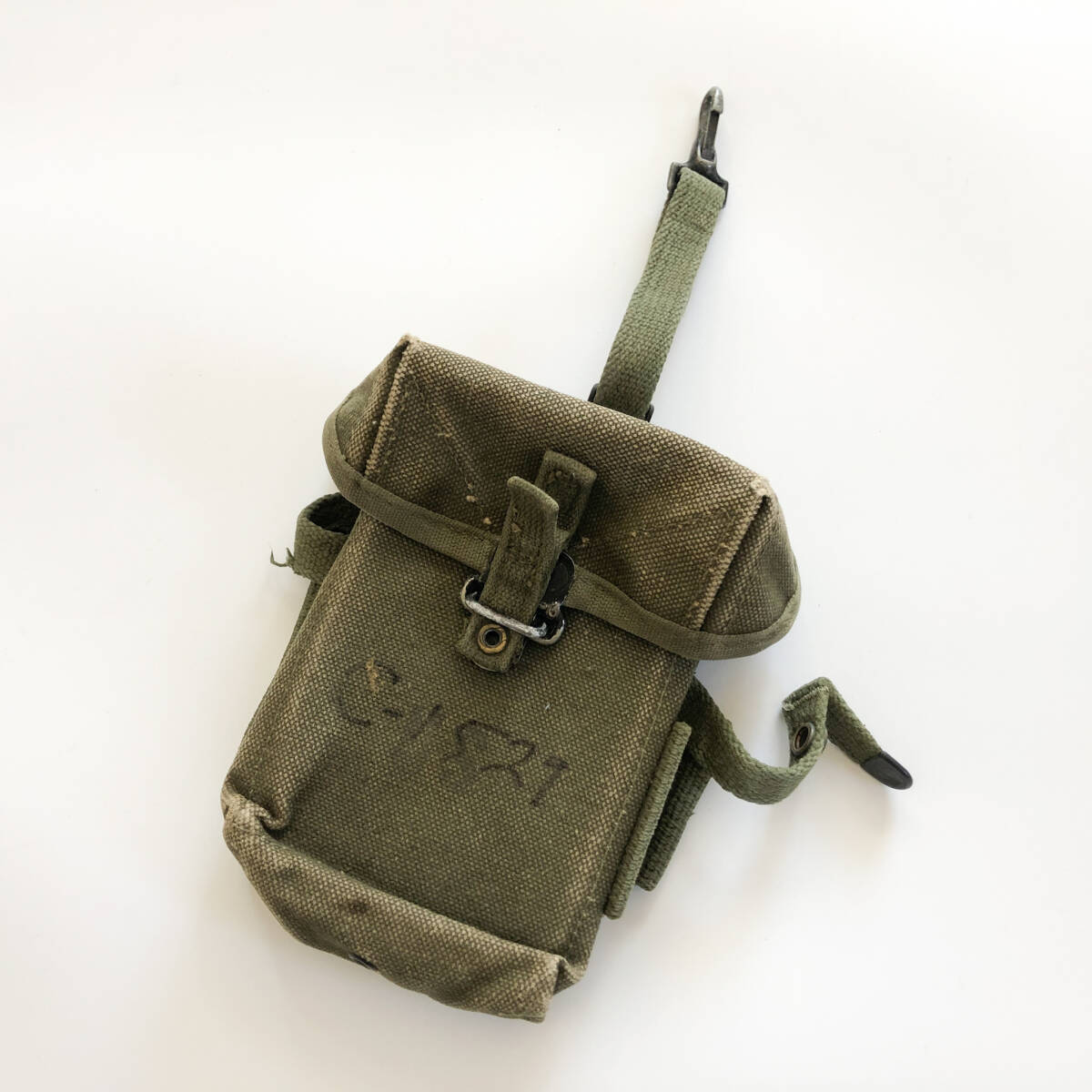 Yahoo!オークション - 米軍 M1956装備 マガジンポーチ 前期型 ベトナム...