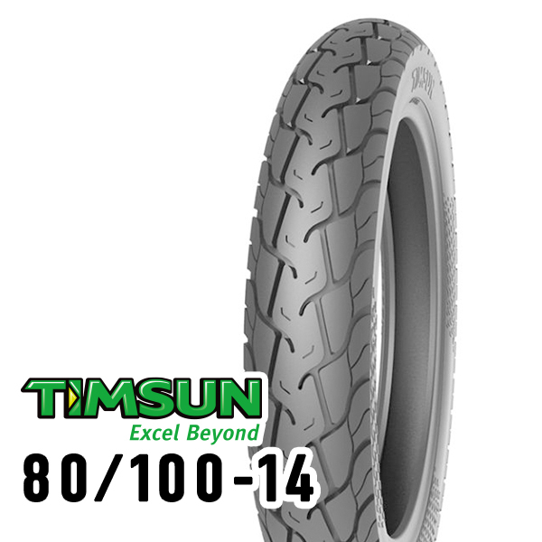 Yahoo!オークション - TIMSUN(ティムソン) TS647 80/100-14 49P TT リ...