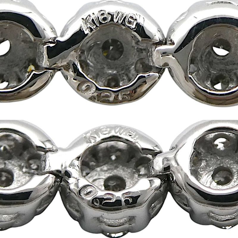 チェーンリング K18WG ダイヤモンド0 25ct サイズフリー チェーンリング K18WG ダイヤモンド0 25ct サイズフリー
