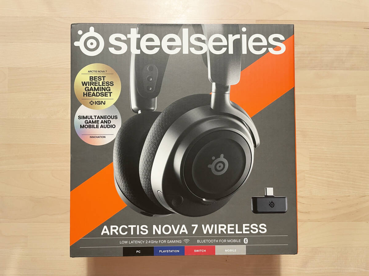 新品未開封 SteelSeries ワイヤレス ゲーミングヘッドセット 新品未開封 SteelSeries ワイヤレス ゲーミングヘッドセット