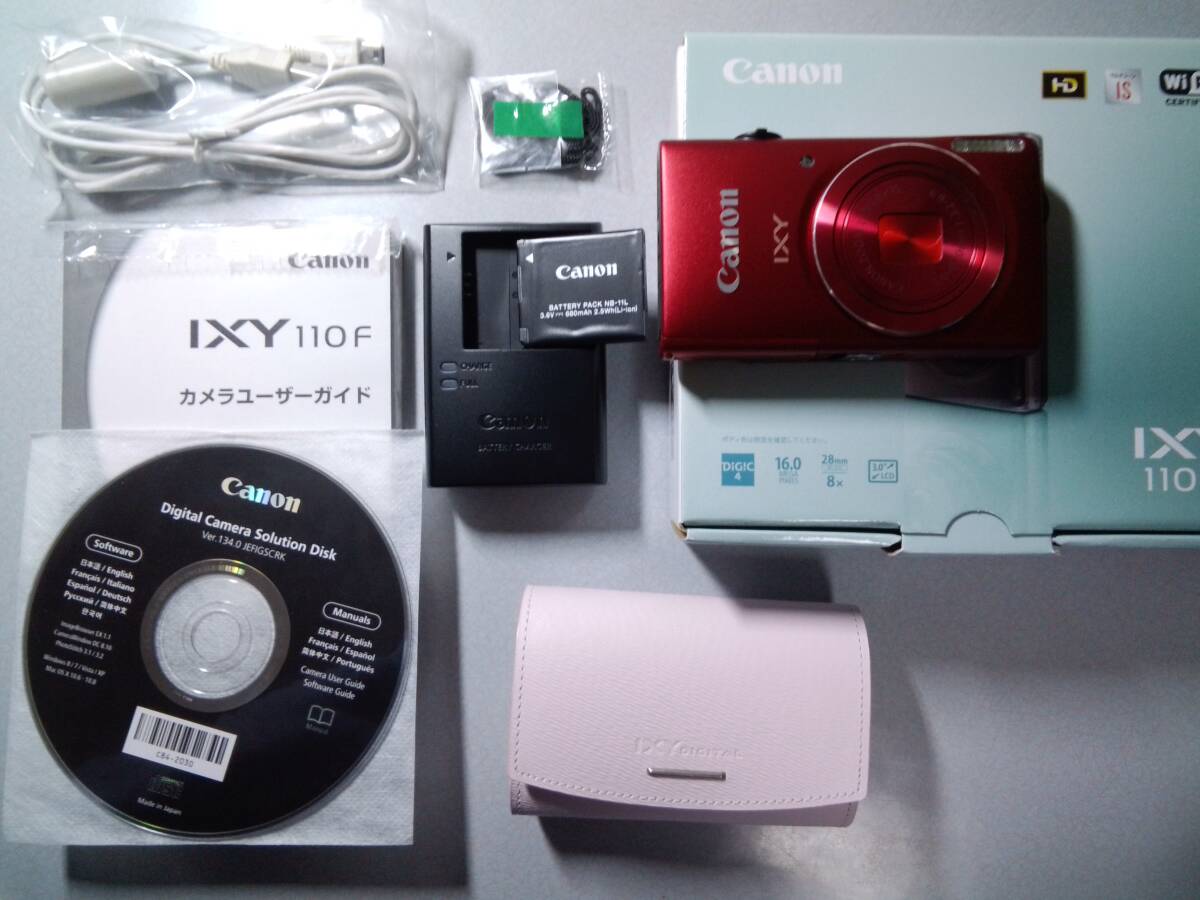 Yahoo!オークション - 中古 Canon IXY 110F レッド