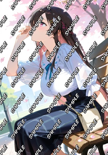 Yahoo!オークション - a34 A4ポスター 1点物 オリジナル 美女 美少女 ...