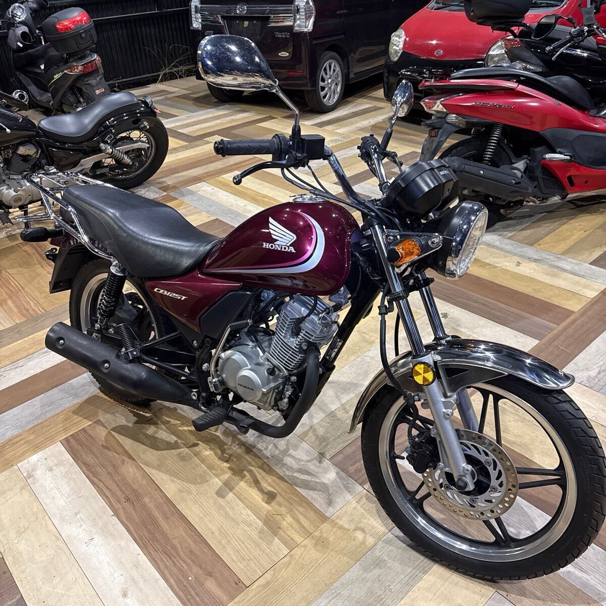 Yahoo!オークション - ホンダ cb125t sdh125 新古車 走行1034km
