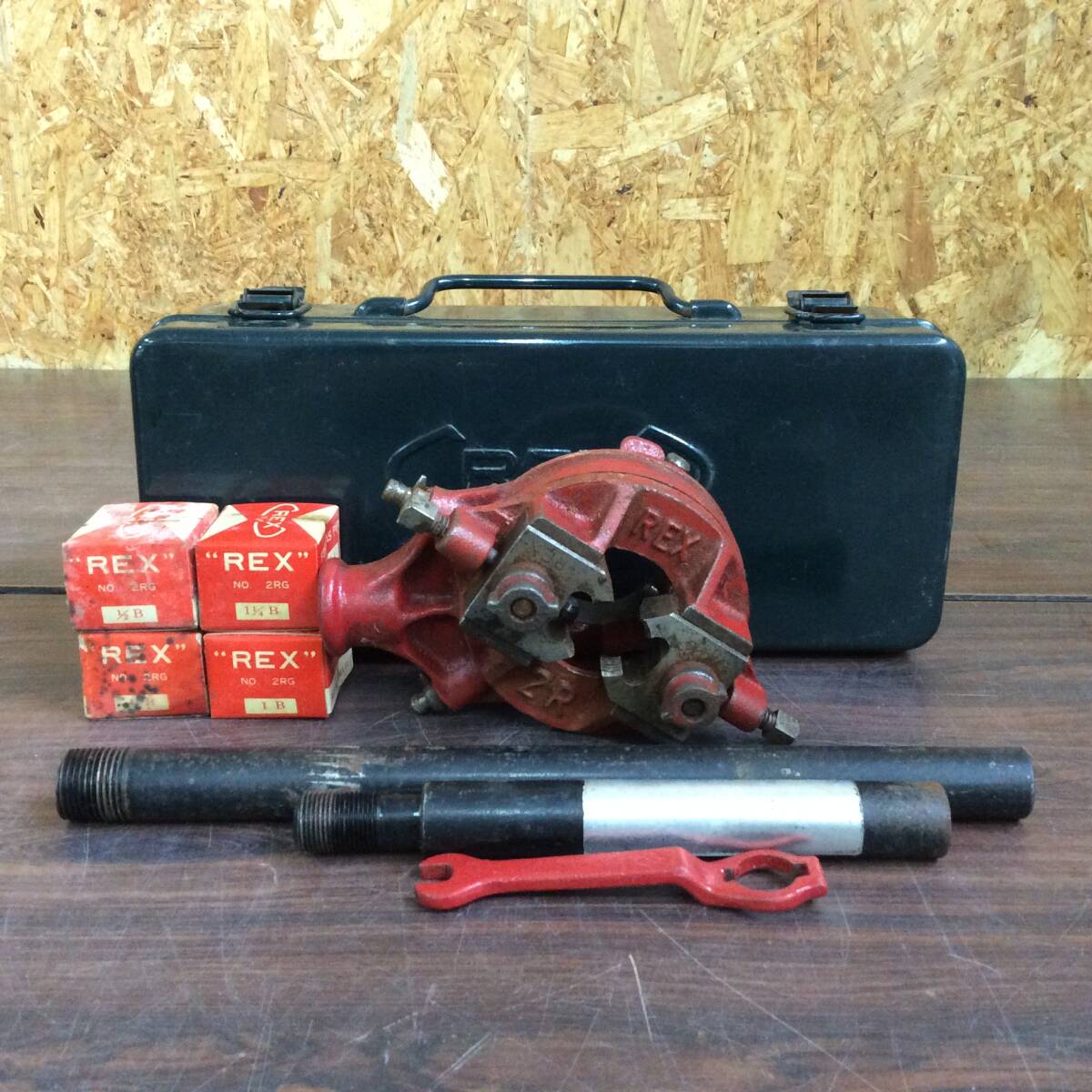 Yahoo!オークション - 【RH-3438】中古品 REX レッキス 手動ねじ切り 2...