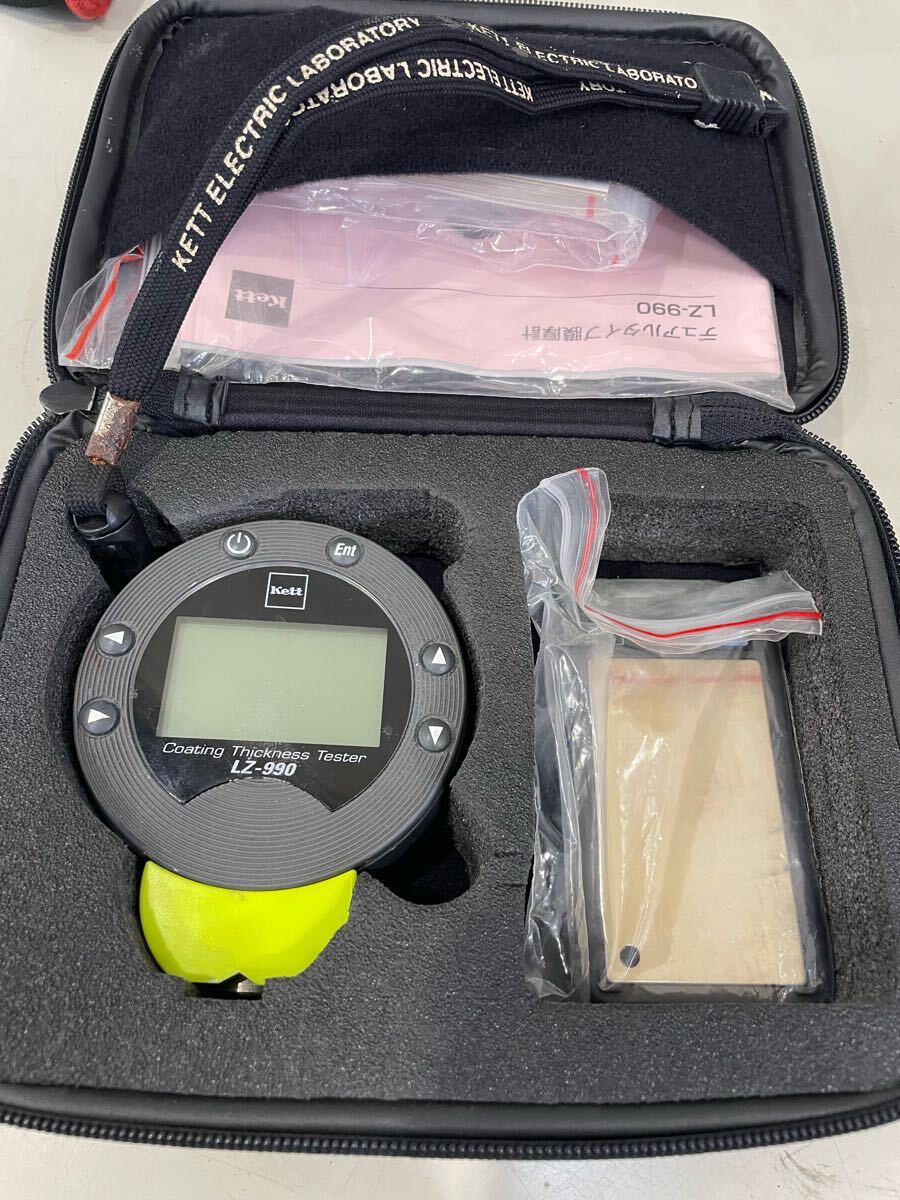 Yahoo!オークション - デュアルタイプ 膜厚計 LZ-990 Kett ケット科学 ...