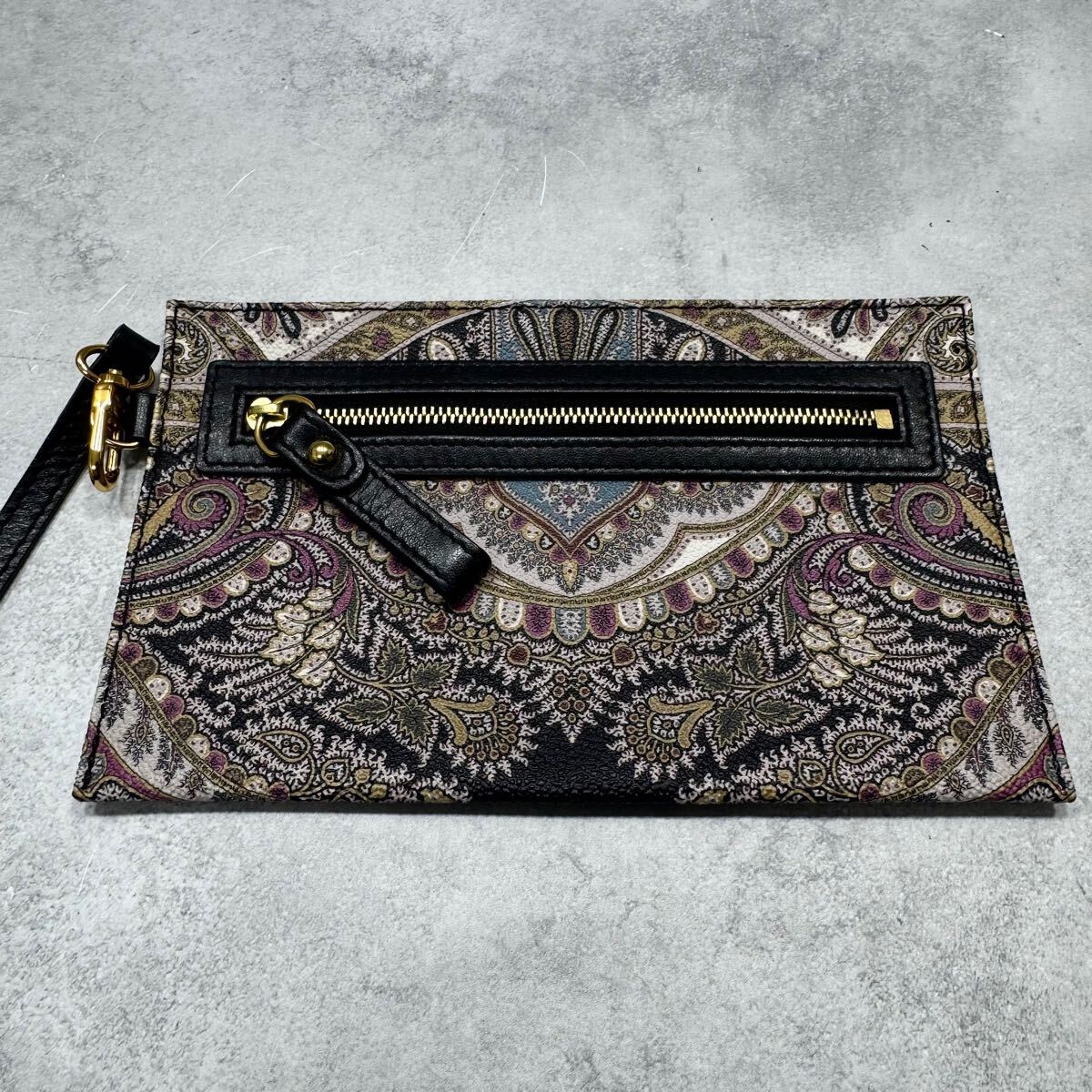 Yahoo!オークション - 美品/入手困難 エトロ ETRO A4収納 大容量 メン...