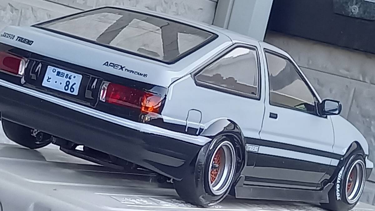 Yahoo!オークション - PANDORA RC AE86 トレノ3dr ストリート仕様風 白...