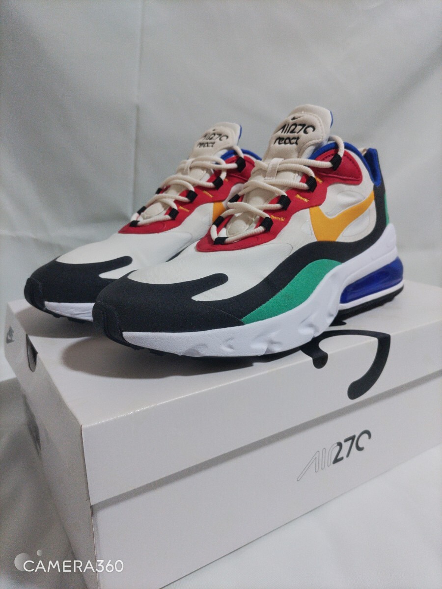 Yahoo!オークション - 【新品未使用・黒タグ付】NIKE AIR MAX 270 REAC...