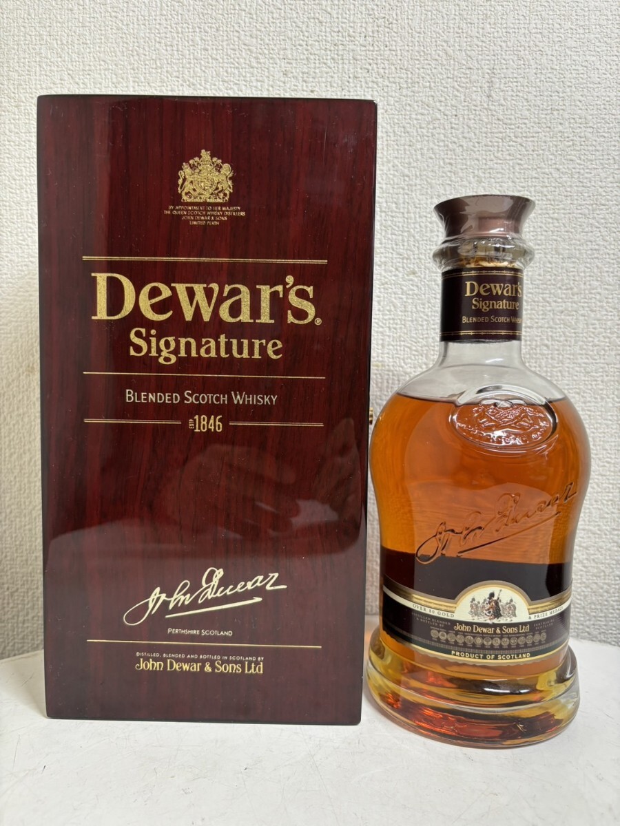 Yahoo!オークション - 【未開栓】 Dewar's Signature 1846 デュワーズ ...