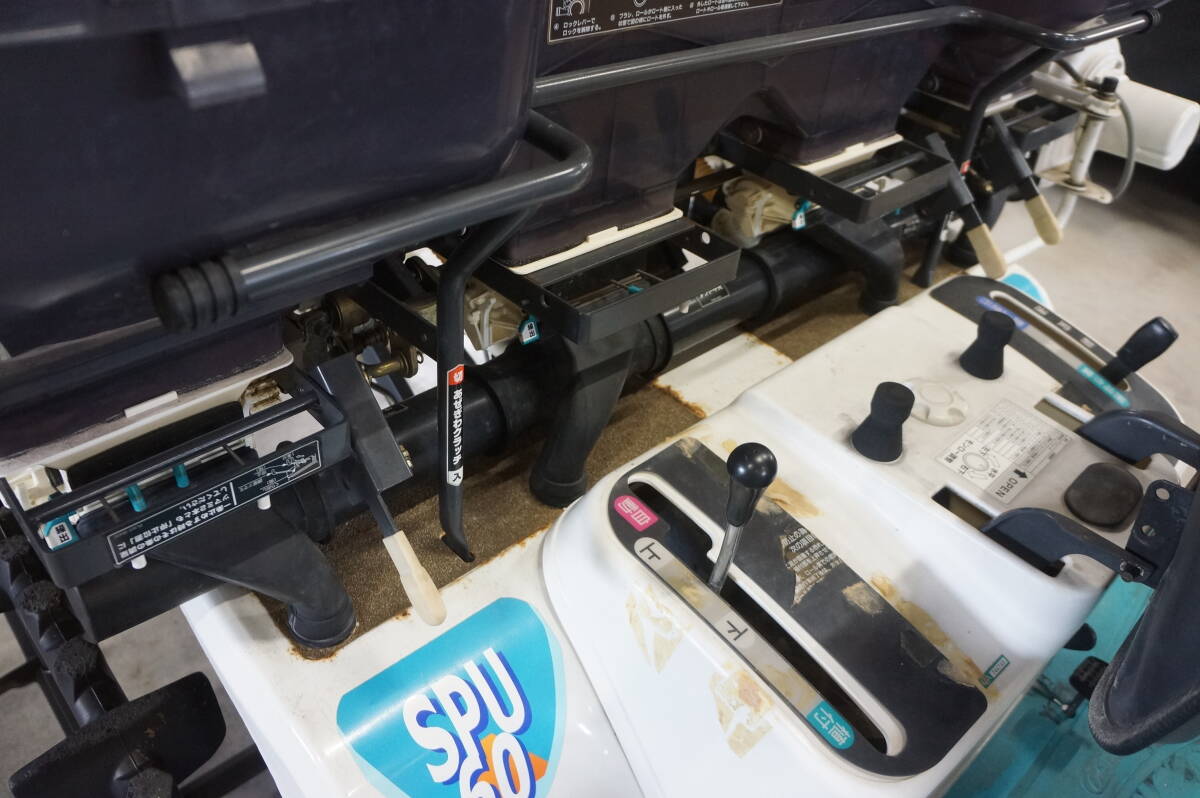 Yahoo!オークション - 6条 クボタ田植機 SPU60 使用時間187h 三重発 ...
