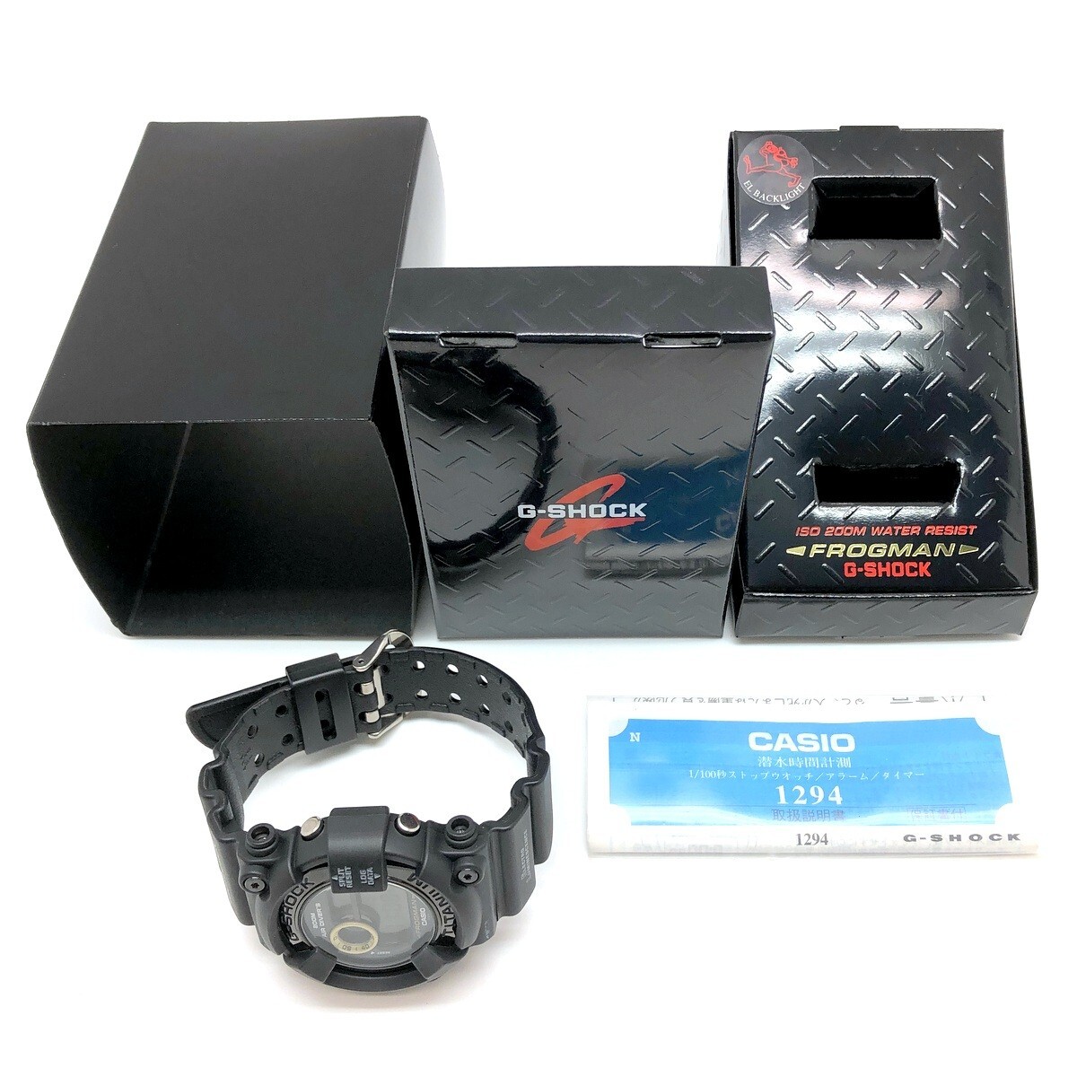 極美品 箱付 DW-8200BM-1T FROGMAN MEN IN BLACK 2 フロッグマン 極美品 箱付 DW-8200BM-1T FROGMAN MEN IN BLACK 2 フロッグマン