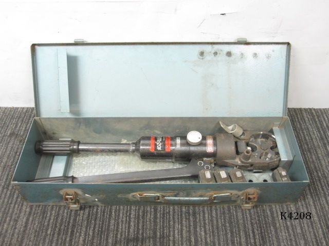 Yahoo!オークション - K4208M 亀倉精機 TAM-20F 手動油圧式圧着工具 工...