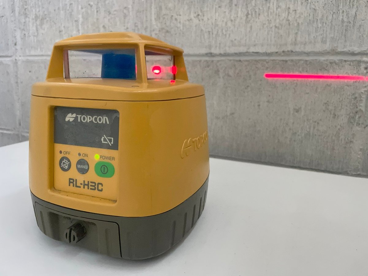 Yahoo!オークション - 中古レーザーレベル RL-H3C 受光器LB-70B ケース...