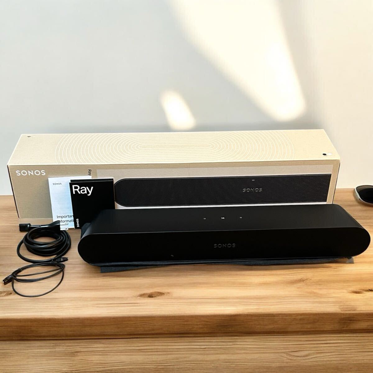 Yahoo!オークション - ほぼ未使用 SONOS Ray S36 サウンドバー ブラッ...